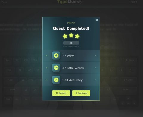 New Learning Activity – TypeQuest | Acellus Academy